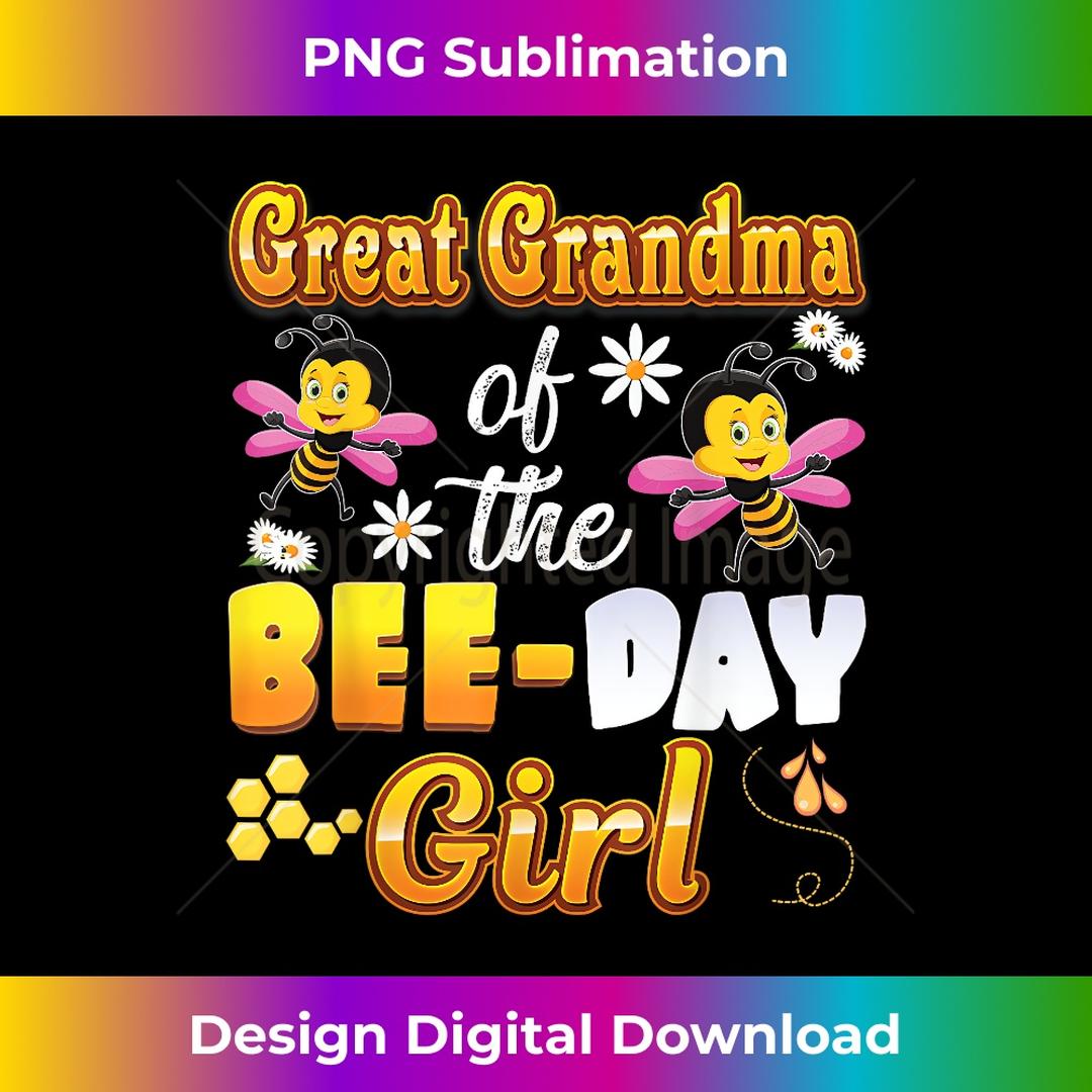 Great Grandma Of The Bee-day Girl Sweet Birthday Bee Mother | Inspire ...