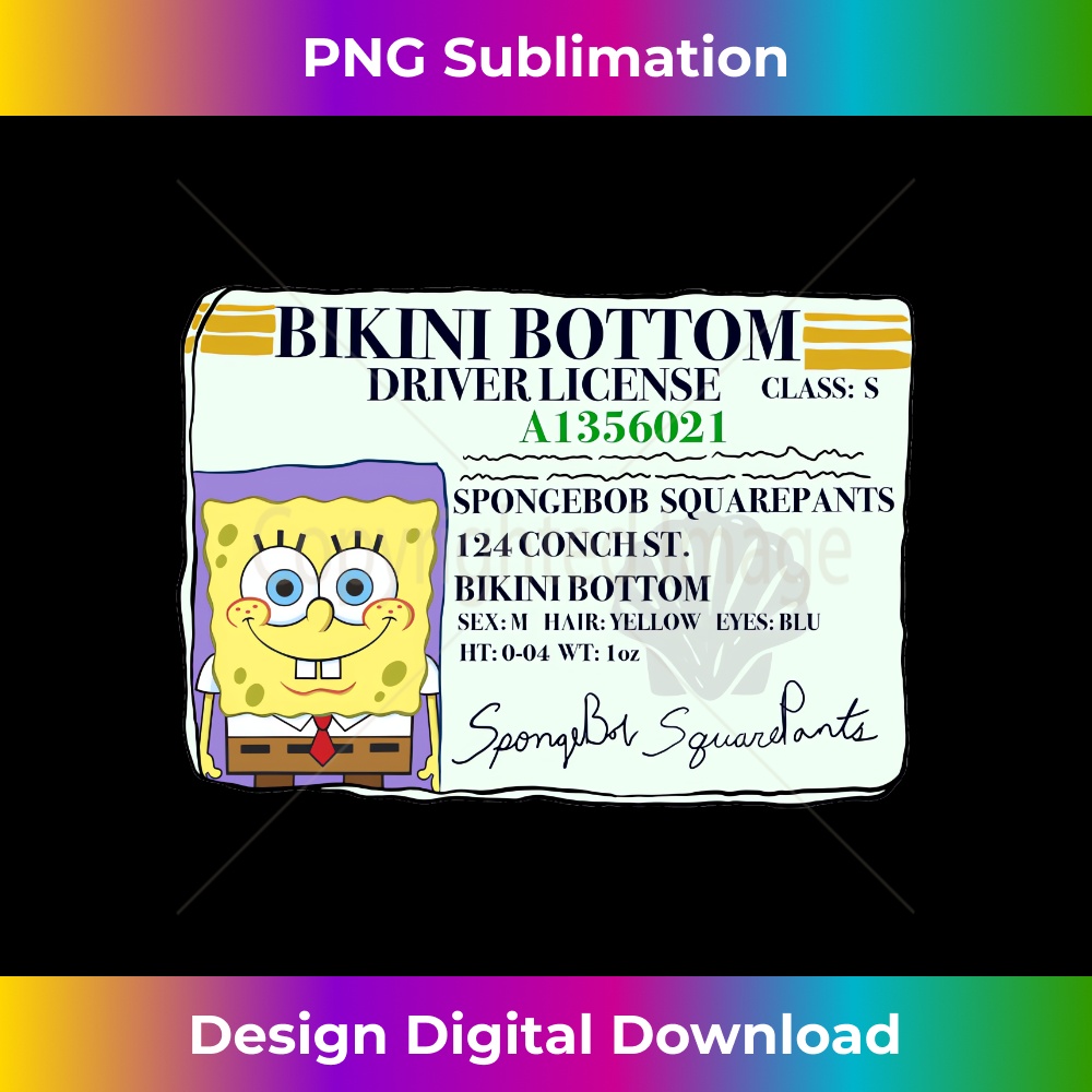 SpongeBob SquarePants Bikini Bottom Driver License Card 1 - | Inspire ...