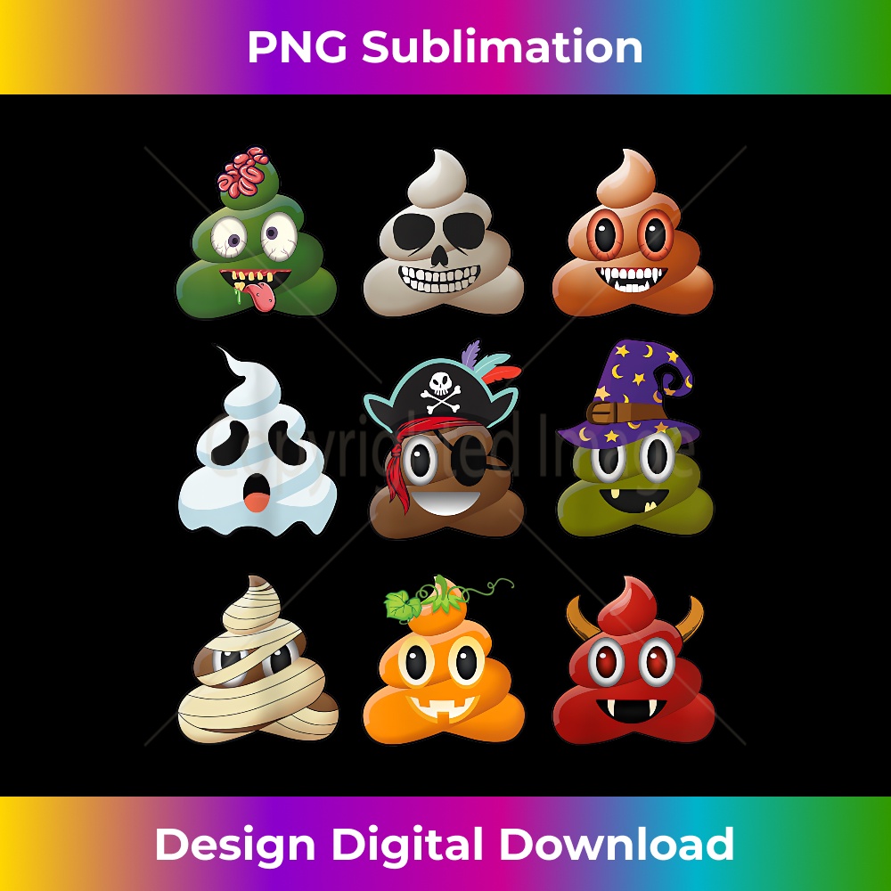 Halloween Poop Funny Halloween Pooping Costume - Instant PNG | Inspire ...