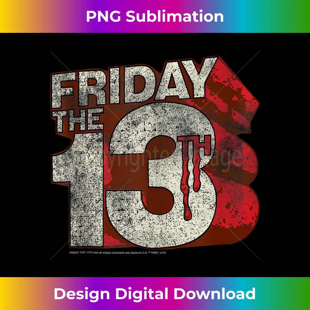 Friday The 13th 3D Logo - Digital Sublimation Download File | Inspire ...