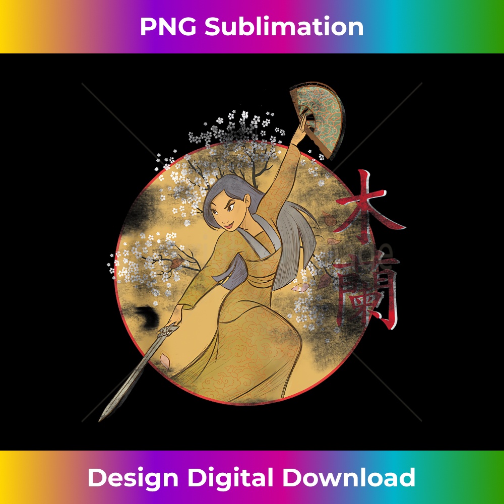 Disney Mulan Sword And Fan Portrait - Signature Sublimation | Inspire ...