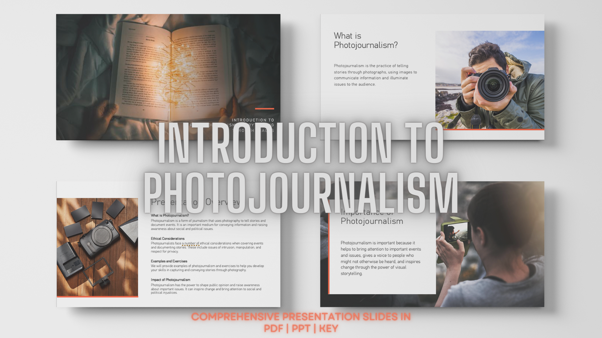 Introduction to Photojournalism | Presentation Slides | Inspire Uplift