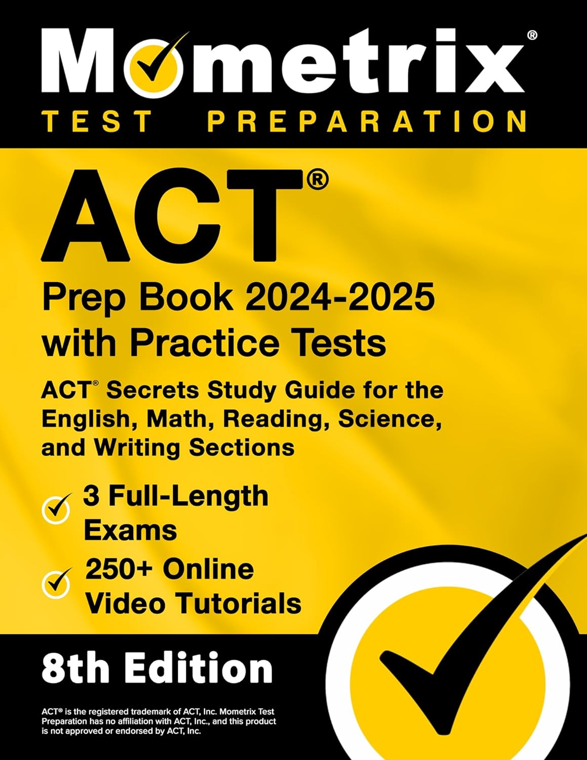 ACT Prep Book 2024-2025 with Practice Tests - 3 Full-Length | Inspire ...