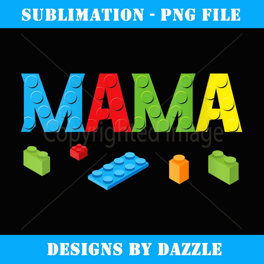 Womens Mama Master Builder Building Bricks Blocks Family Set - Inspire ...