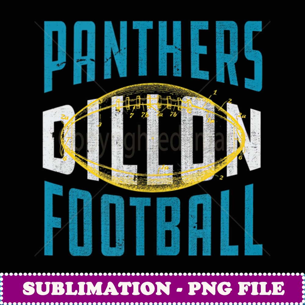 Dillon Panthers Football - Aesthetic Sublimation Digital Fil - Inspire ...