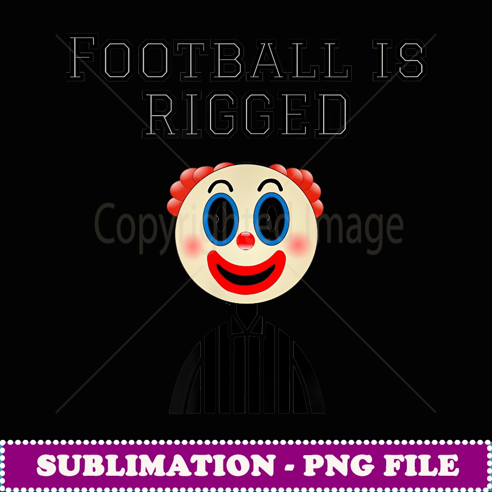 Football is Rigged - Retro PNG Sublimation Digital Download | Inspire ...