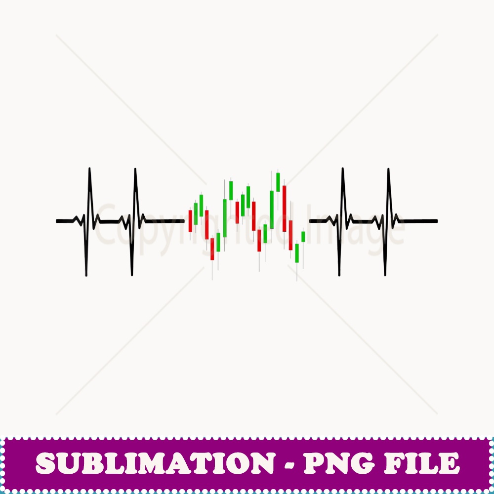 Trading Chart Pulse Heartrate I Candlestick Bull Bear - Deco | Inspire ...