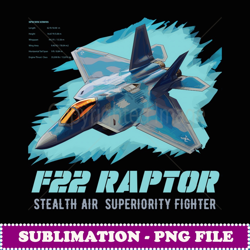 F22 Raptor Fighter Jet Military Airplane Pilot Veteran Day - | Inspire ...