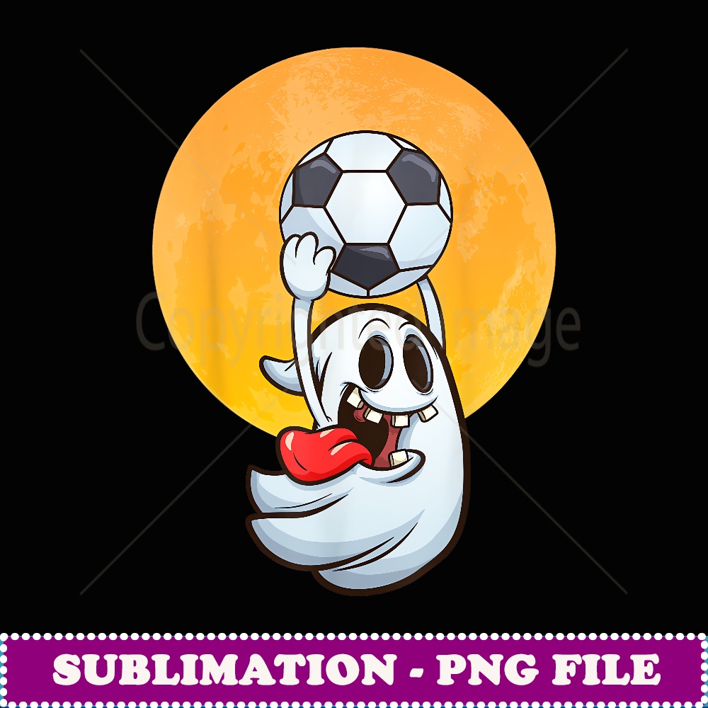 Halloween Soccer Ghost Playing Soccer Ball Kids Boys - Decor | Inspire ...