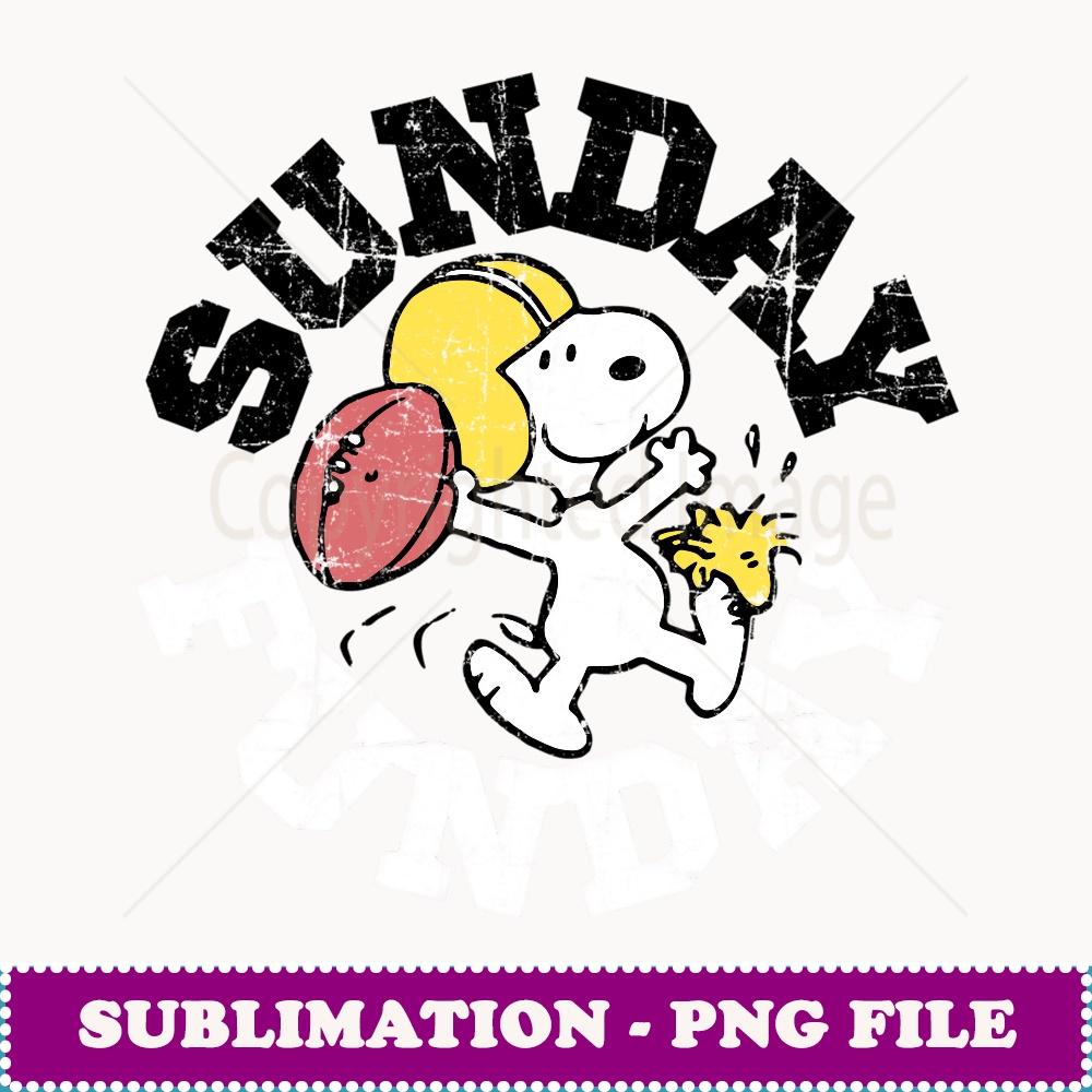 Peanuts Sunday football snoopy - PNG Sublimation Digital Dow | Inspire ...