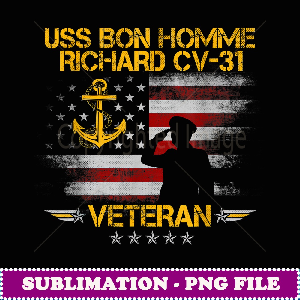 USS Bon Homme Richard CV31 Aircraft Carrier Veteran Flag - R | Inspire ...