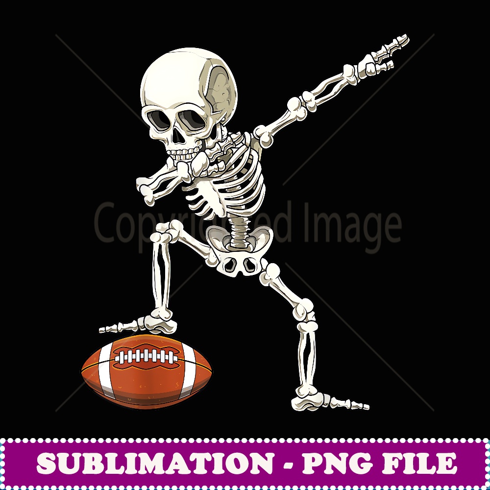 Dab Skeleton Dabbing Skeleton Football Boys Halloween - Deco | Inspire ...