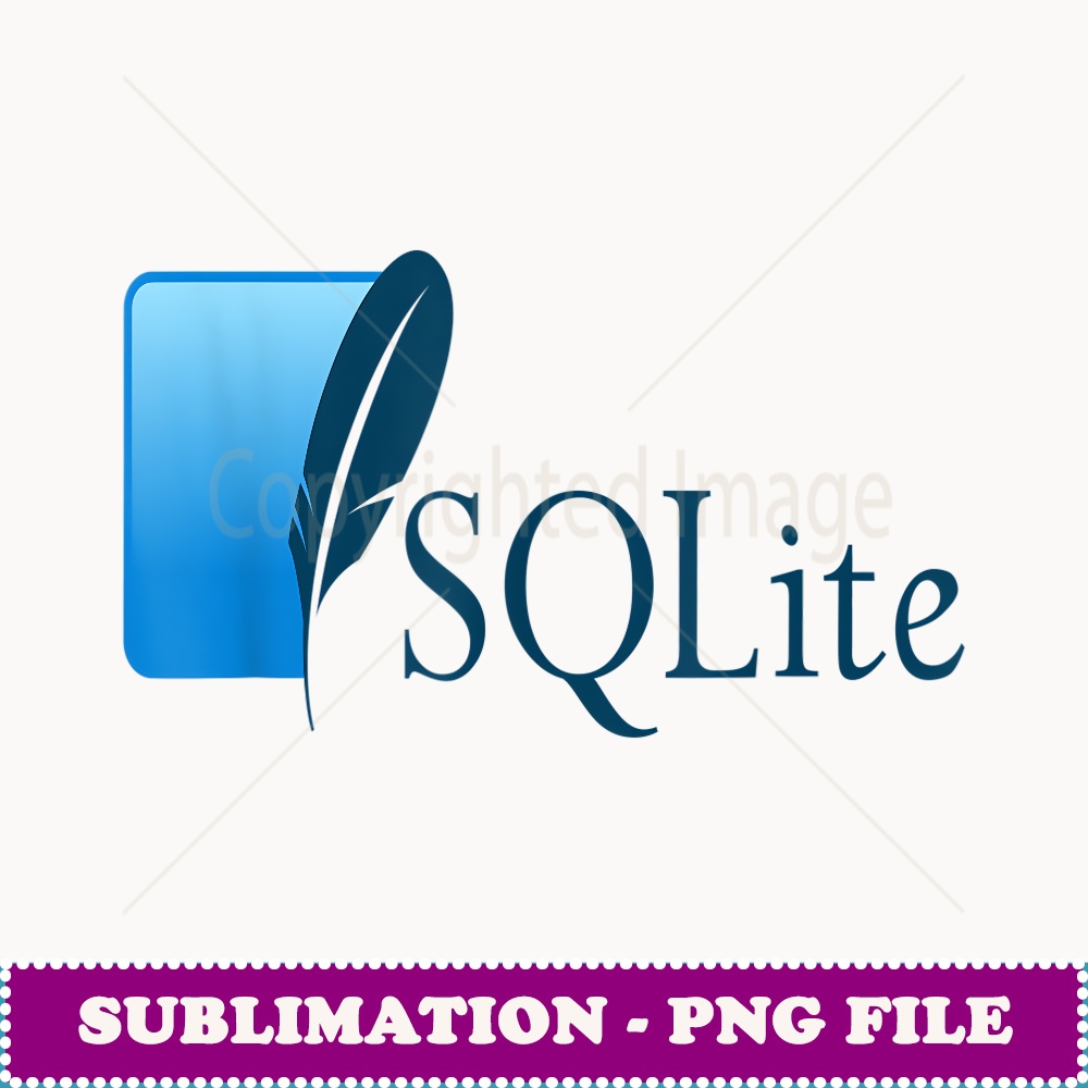 SQLite RDMS Relation Database Official Logo - Exclusive Subl | Inspire Uplift
