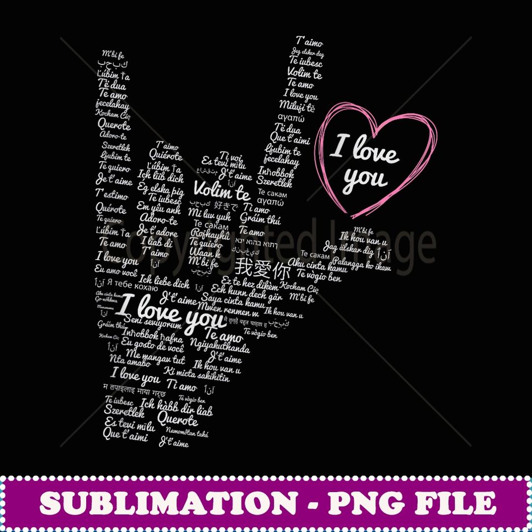 I love you ASL sign in several languages T ASL Love - Signat | Inspire ...