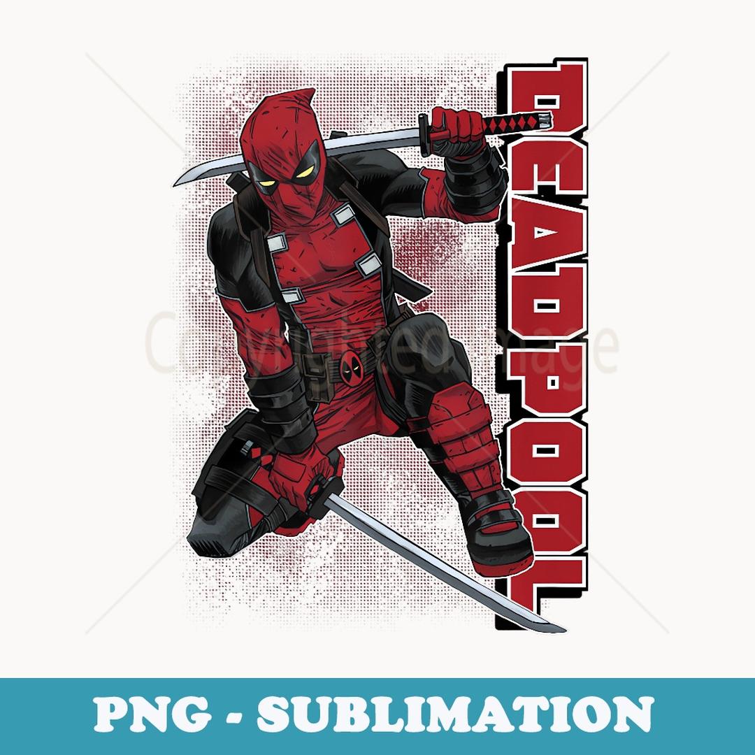 Marvel Deadpool Swords Out Action Pose Logo - Unique Sublima | Inspire ...