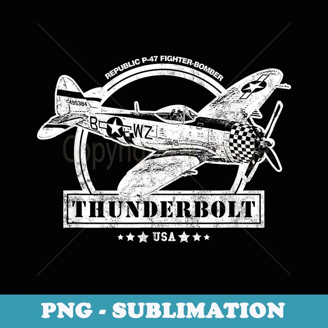 P-47 Thunderbolt WW2 Aircraft - Signature Sublimation PNG Fi | Inspire ...