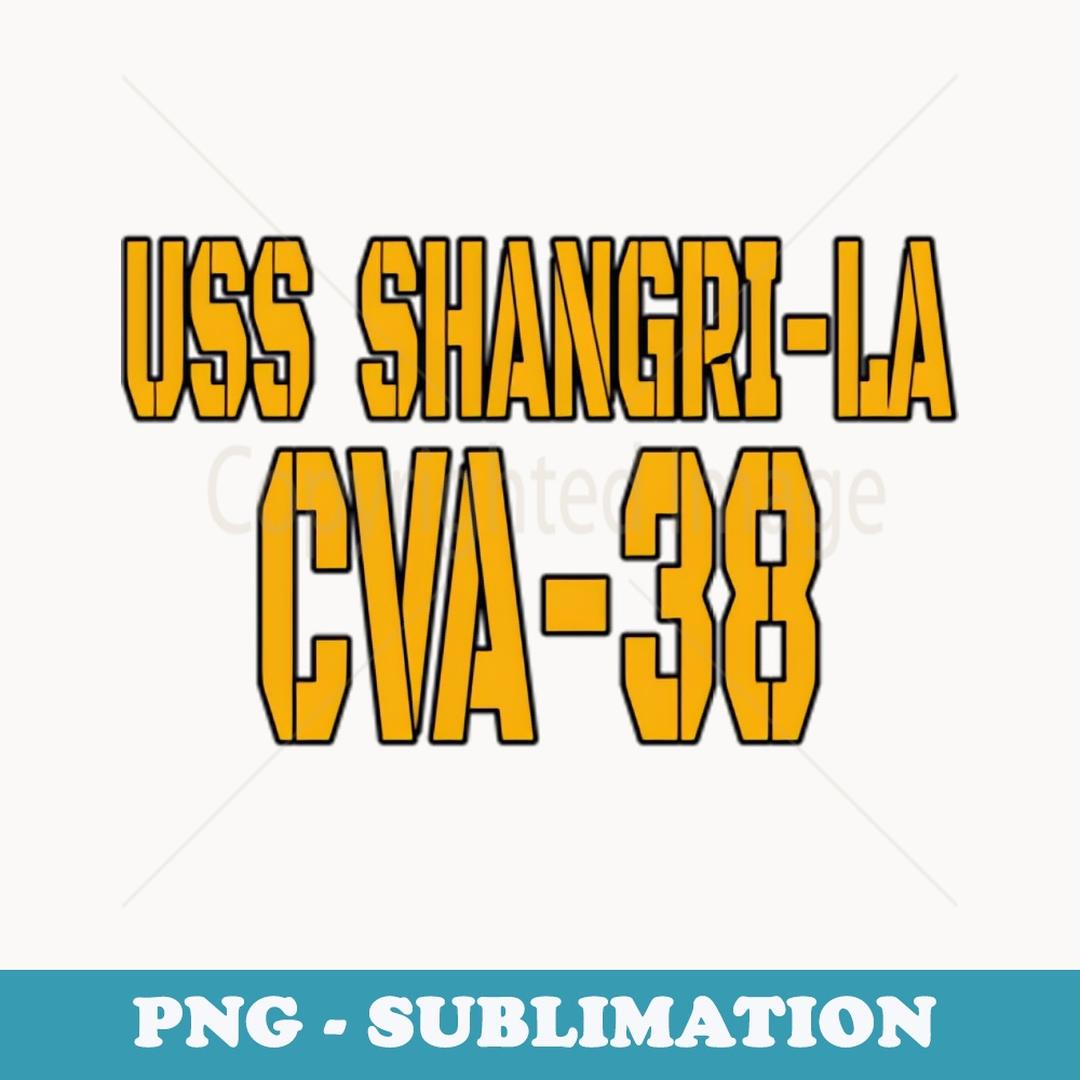 USS Shangri-La CVA-38 Aircraft Carrier Veterans Front&Back - | Inspire ...