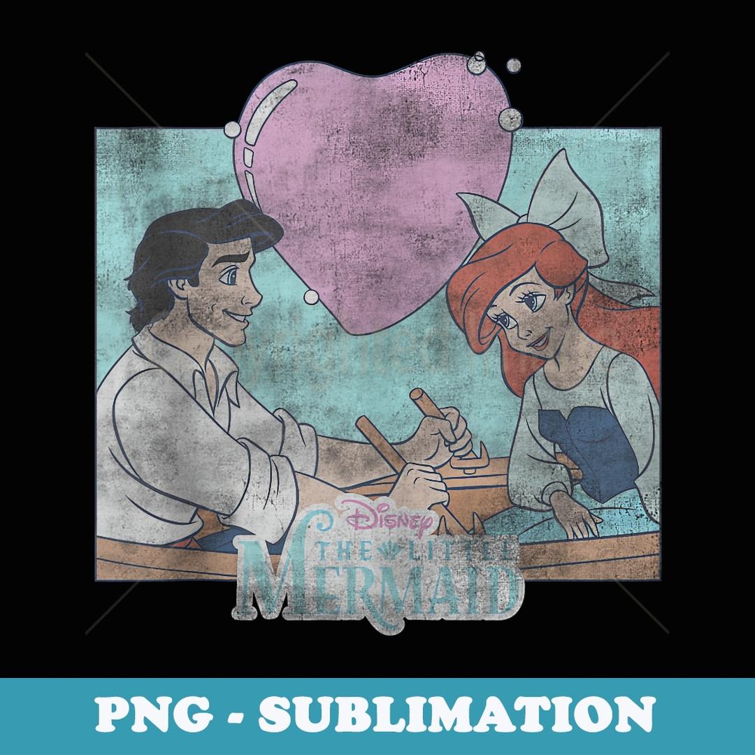 Disney The Little Mermaid Eric & Ariel Heart Portrait - Spec | Inspire ...