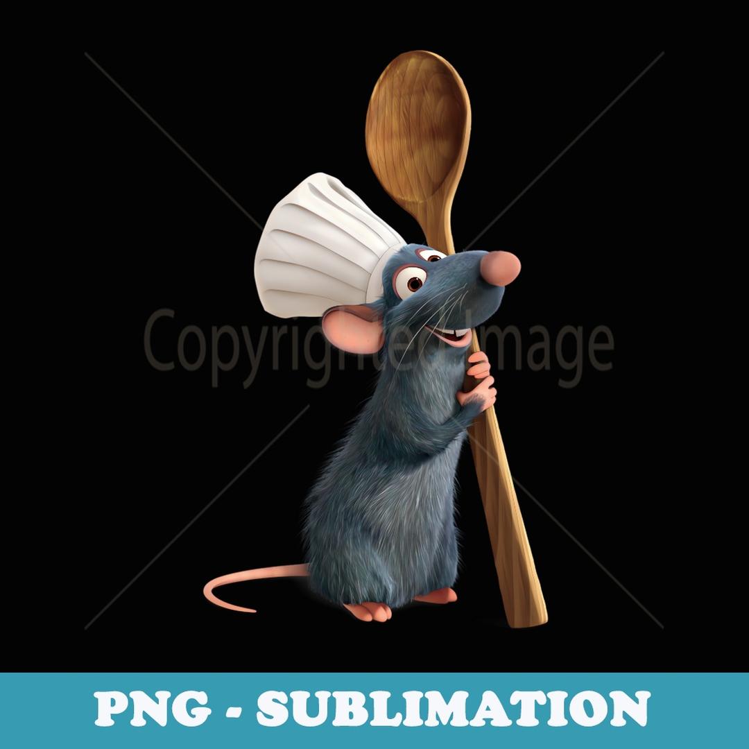 Disney Pixar Ratatouille Chef Remy with Spoon - PNG Sublimat | Inspire ...