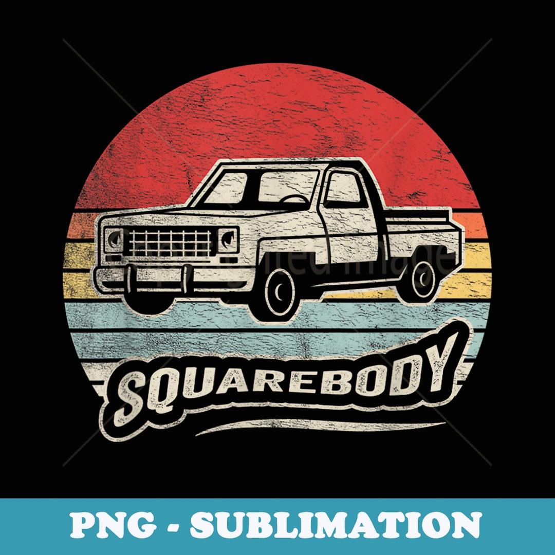 Pickup Truck Retro Classic Square Body Truck Squarebody - Vi | Inspire ...