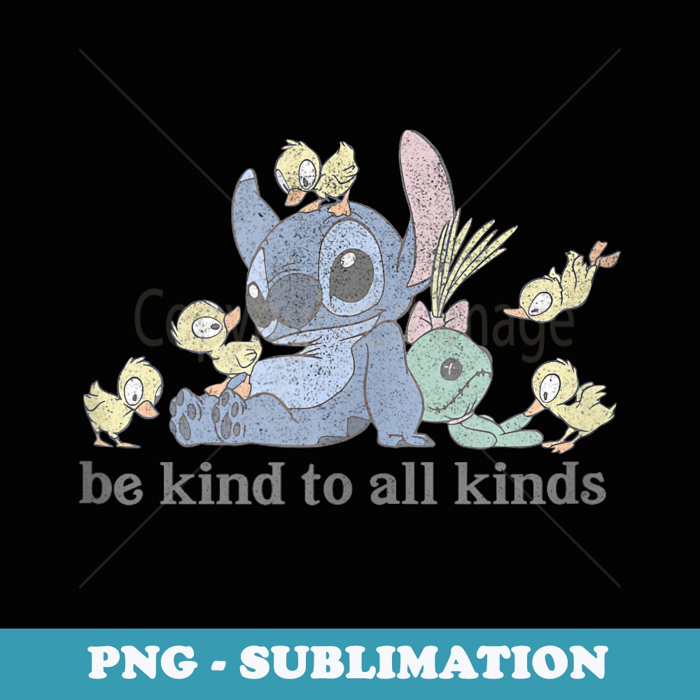 Disney Lilo & Stitch With Ducks Be Kind To All Kinds - Subli | Inspire ...