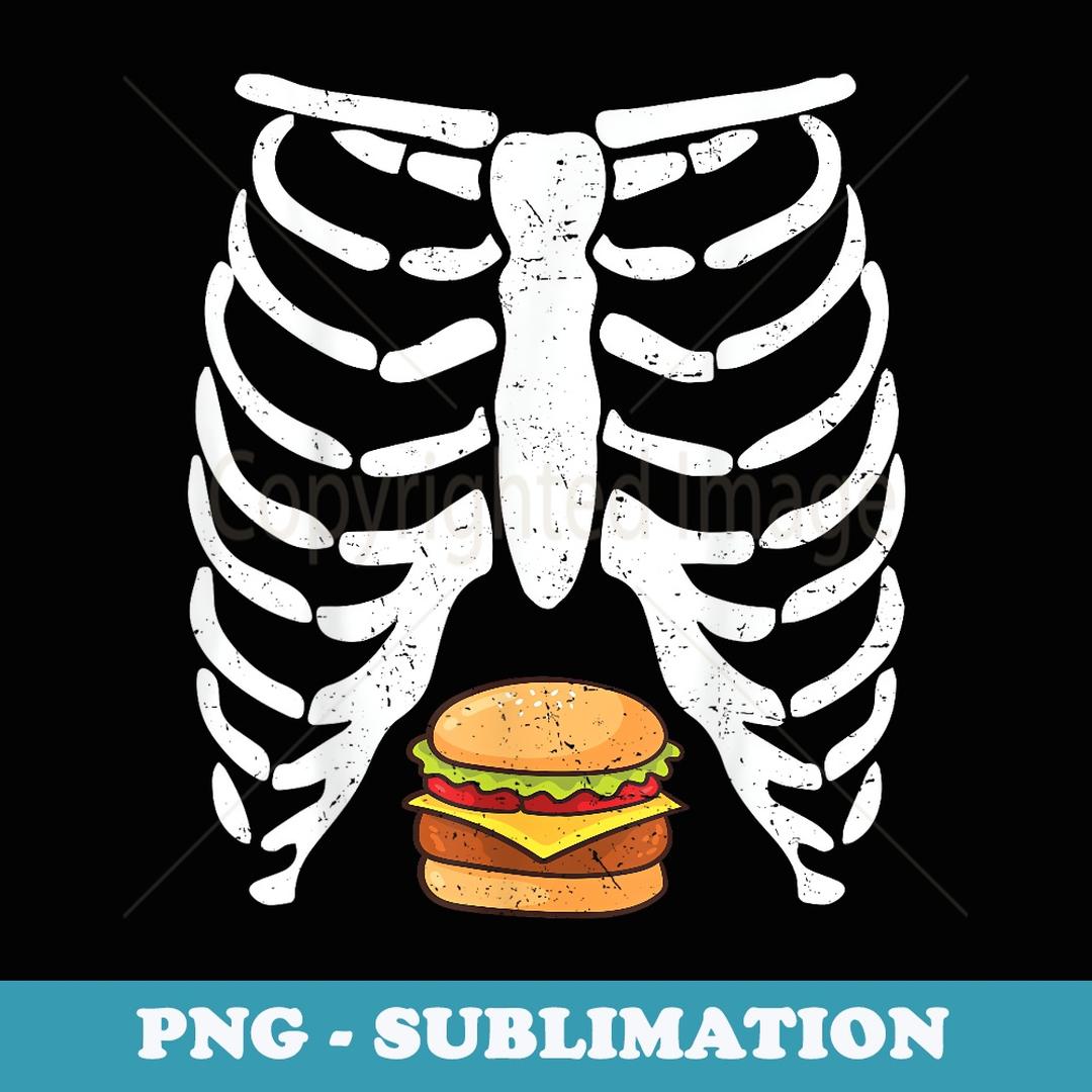 Halloween Rib Cage Cheeseburger Lover Skeleton Funny Boys - | Inspire ...
