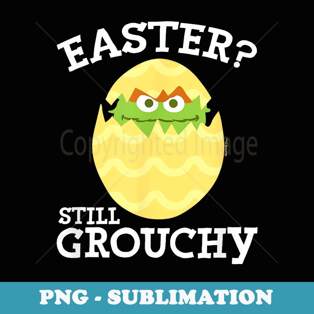 Sesame Street Still Grouchy Easter - Exclusive Sublimation D | Inspire ...