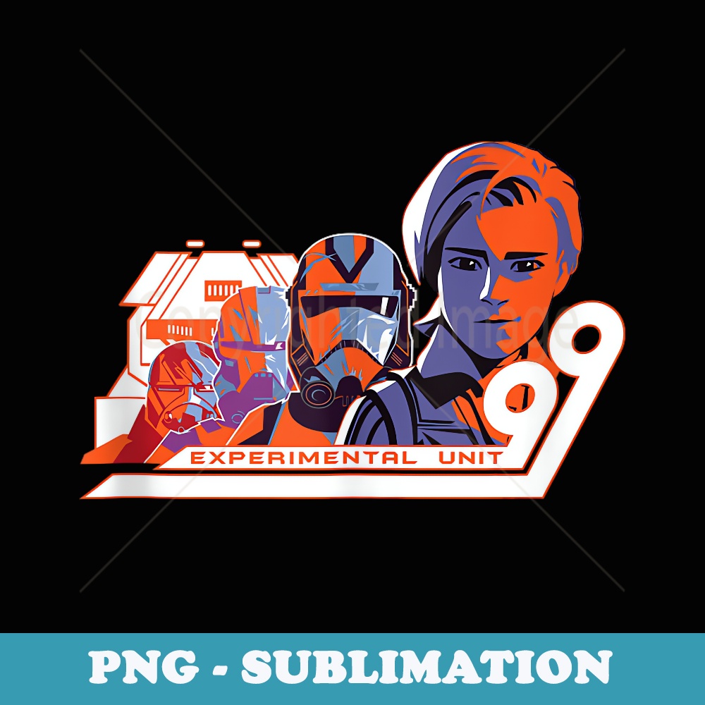 Star Wars The Bad Batch Experimental Unit 99 Group Shot Logo | Inspire ...