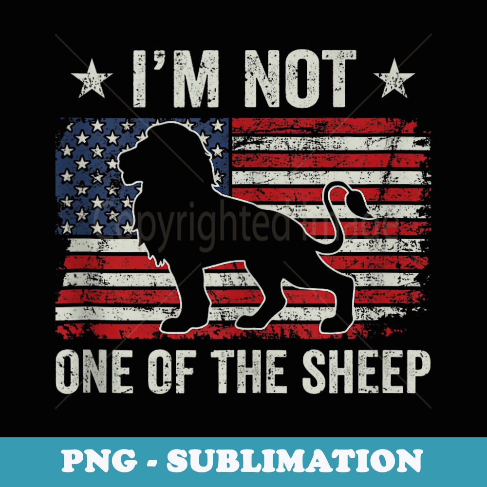 lions not sheep flag svg - Inspire Uplift