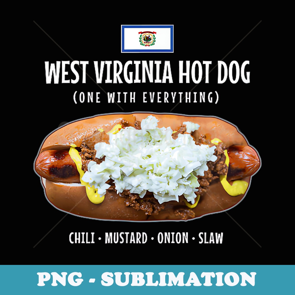West Virginia Style Cole Slaw Chili Onion Mustard Hot Dog - | Inspire ...
