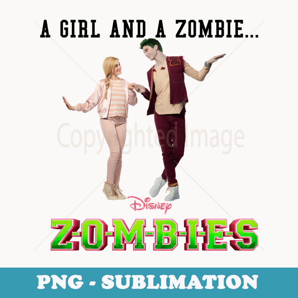 Disney Zombies A Girl and A Zombie - Exclusive Sublimation D | Inspire ...