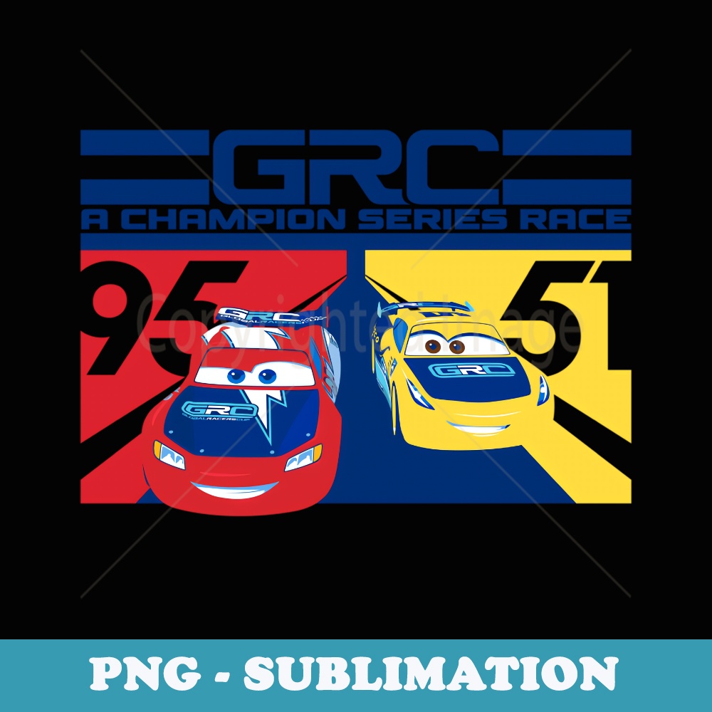 Disney Pixar Cars 3 GRC A Champion Series Race Retro Logo - | Inspire ...