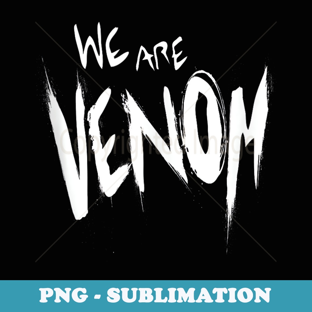 Marvel Venom Classic We Are Venom Big Chest Text Logo - Spec | Inspire ...