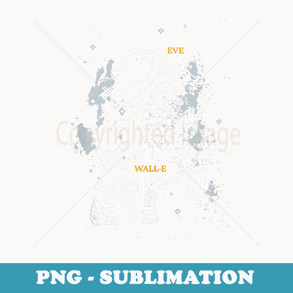 Disney Pixar Wall-E & Eve Constellations - Exclusive PNG Sub | Inspire ...
