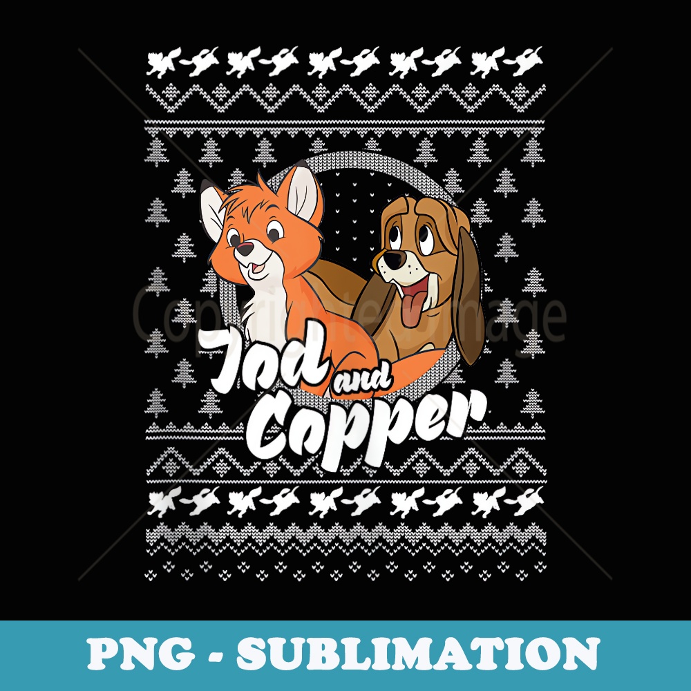 Disney The Fox and the Hound Christmas Tod And Copper Logo - | Inspire ...