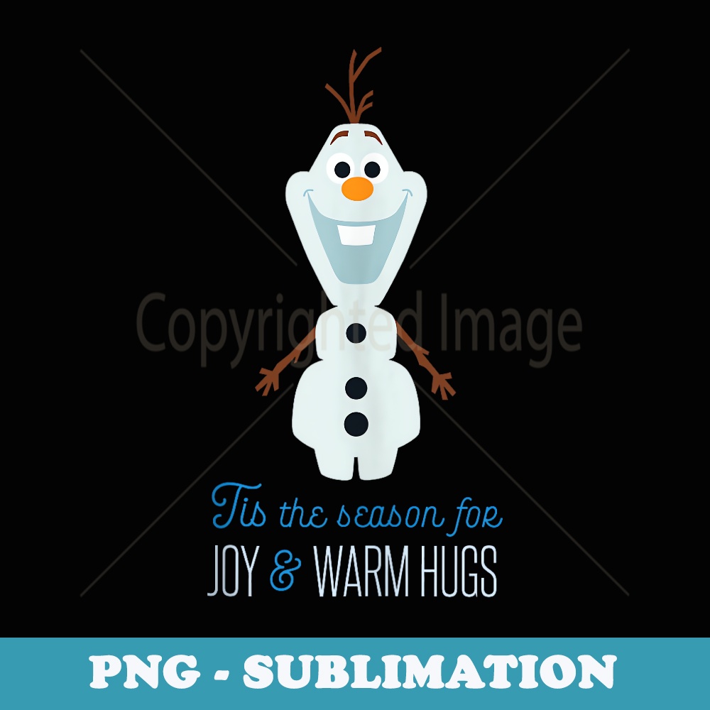 Disney Frozen Olaf Tis The Season For Joy & Warm Hugs Logo - | Inspire ...