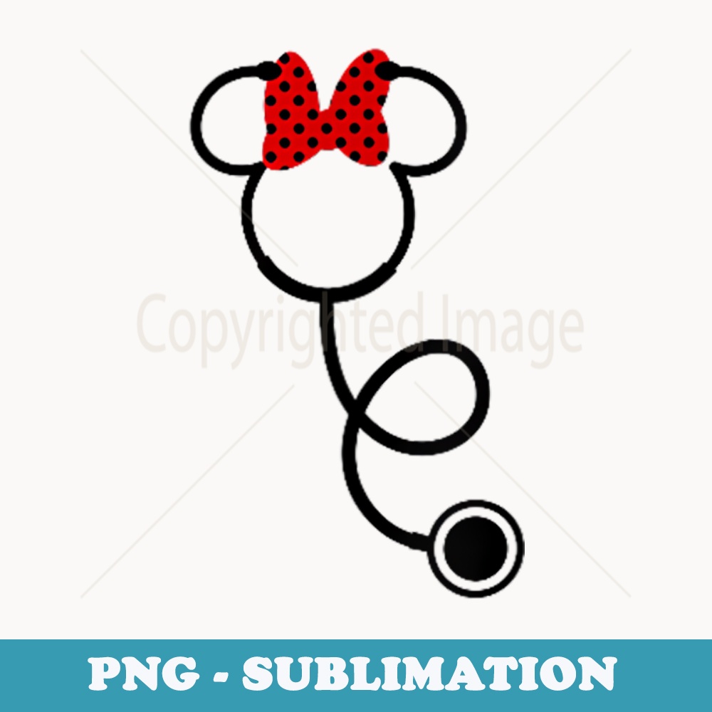 Disney Minnie Mouse Minnie Face Stethoscope Pocket Logo - PN | Inspire ...