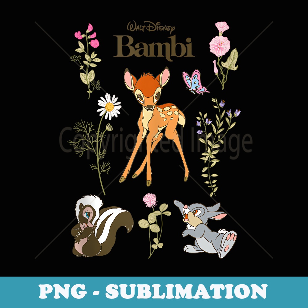 Disney Bambi And Friends Flower Thumper Big Chest Logo - Ins | Inspire ...