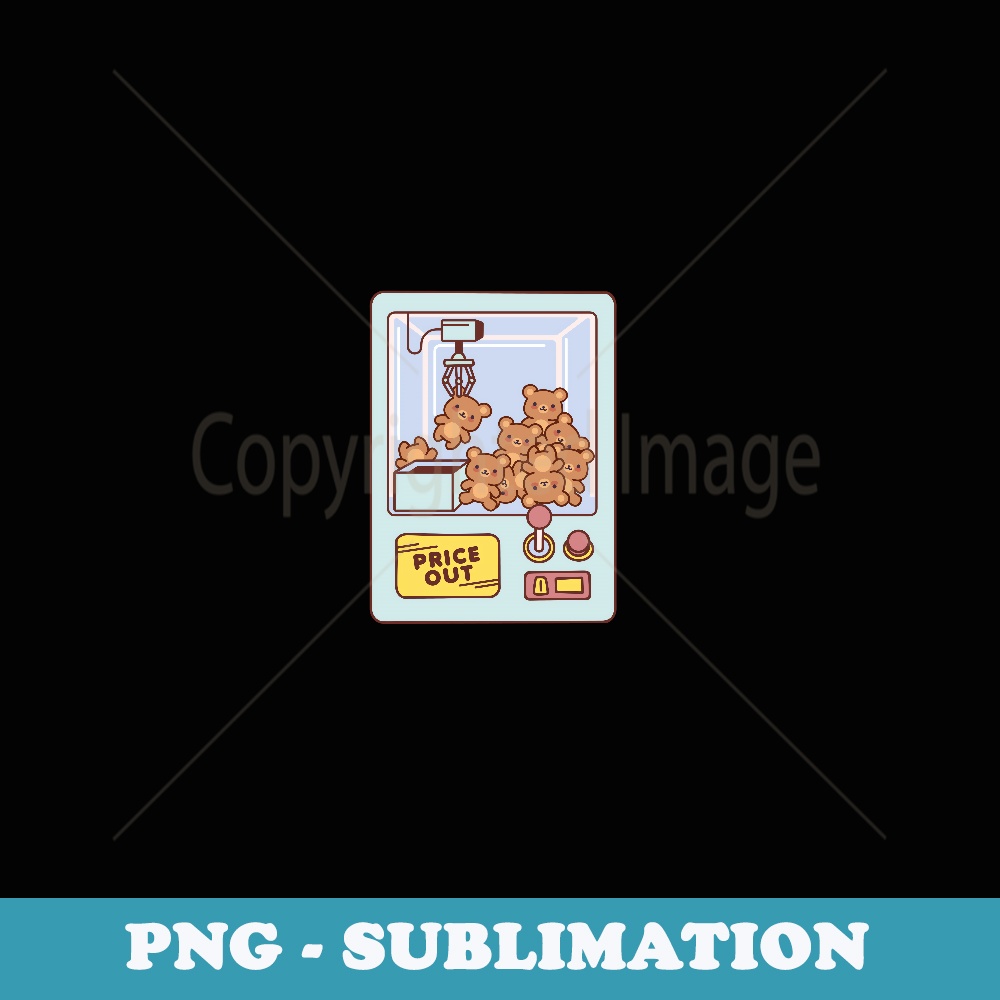 Teddy Bear Claw Machine Cute Kawaii Animal Lover Anime - Hig | Inspire ...