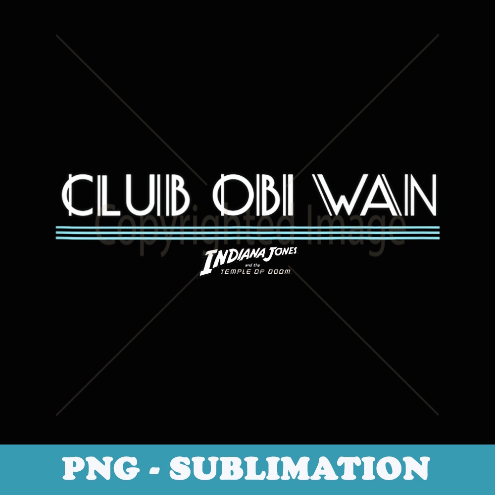 Indiana Jones And The Temple Of Doom Club Obi Wan Logo - Ins | Inspire ...