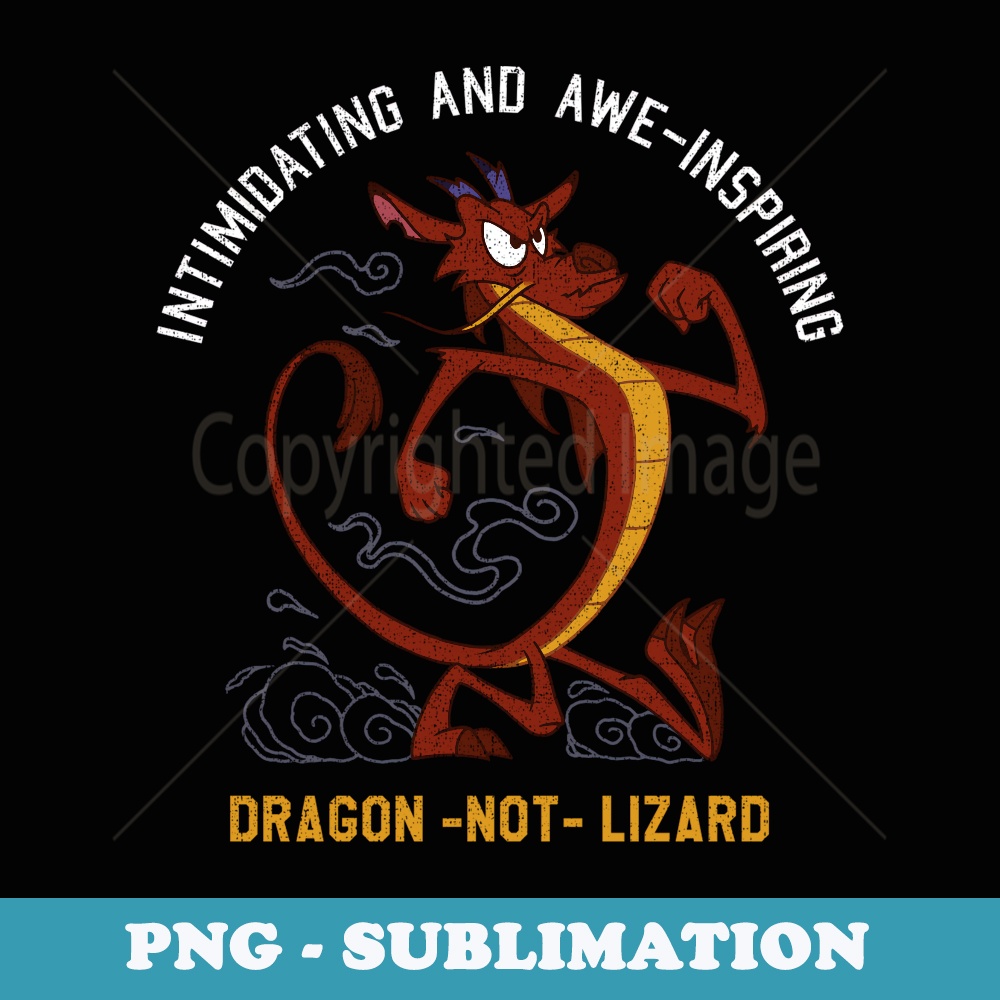 Disney Mulan Mushu Dragon Not Lizard Portrait - Sublimation - Inspire ...