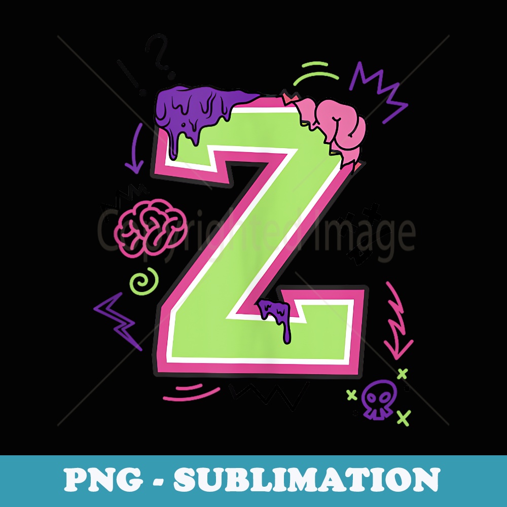 Disney Zombies Big Z Neon Logo - High-Resolution PNG Sublima | Inspire ...