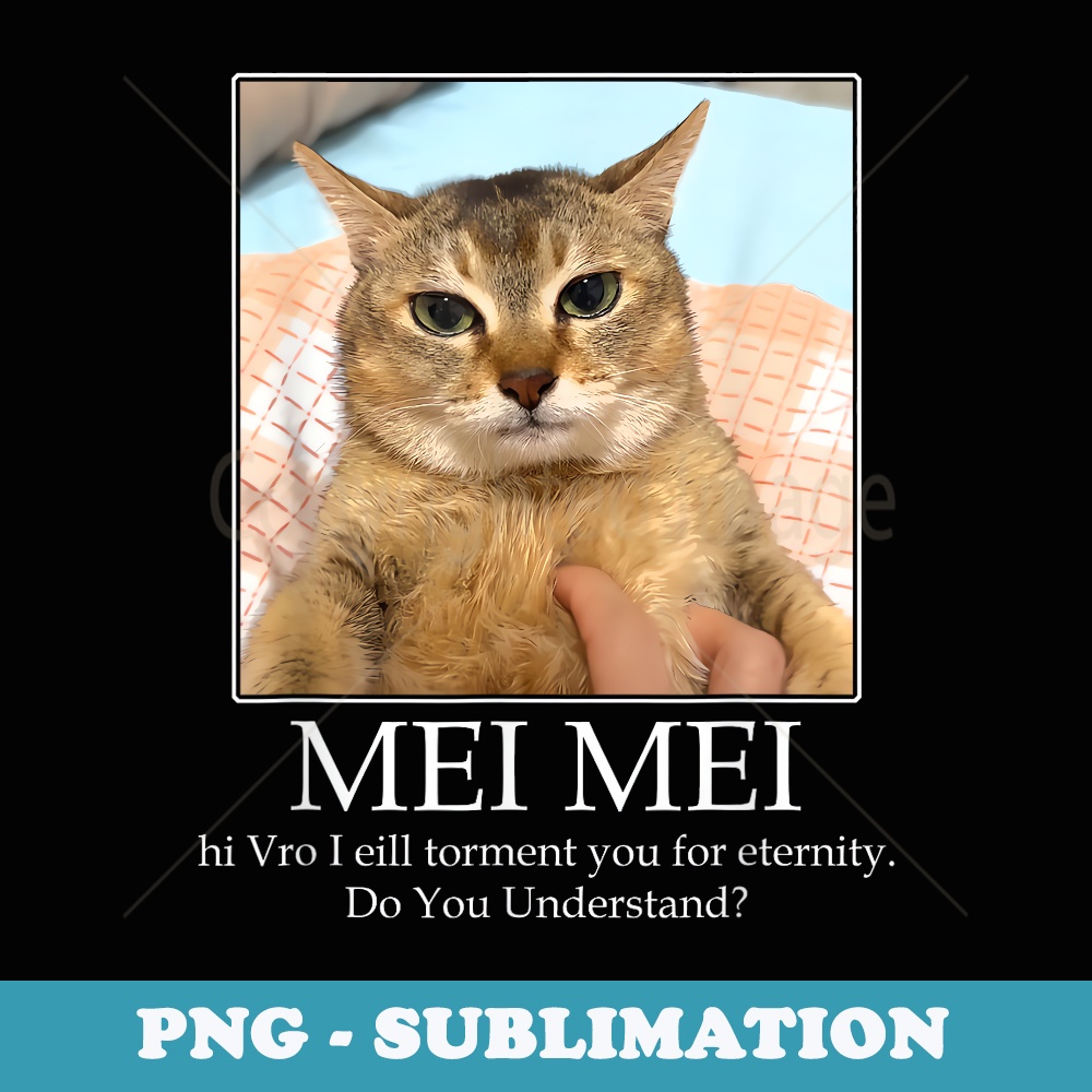Mei Mei Cat Lover Do You Understand Cat Meme - PNG Transpare | Inspire ...