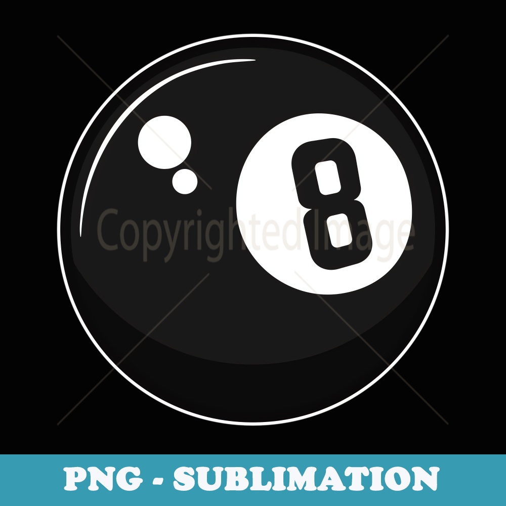 Classic Magic 8 Eight Ball Billiards Pool Player Adult - PNG | Inspire ...