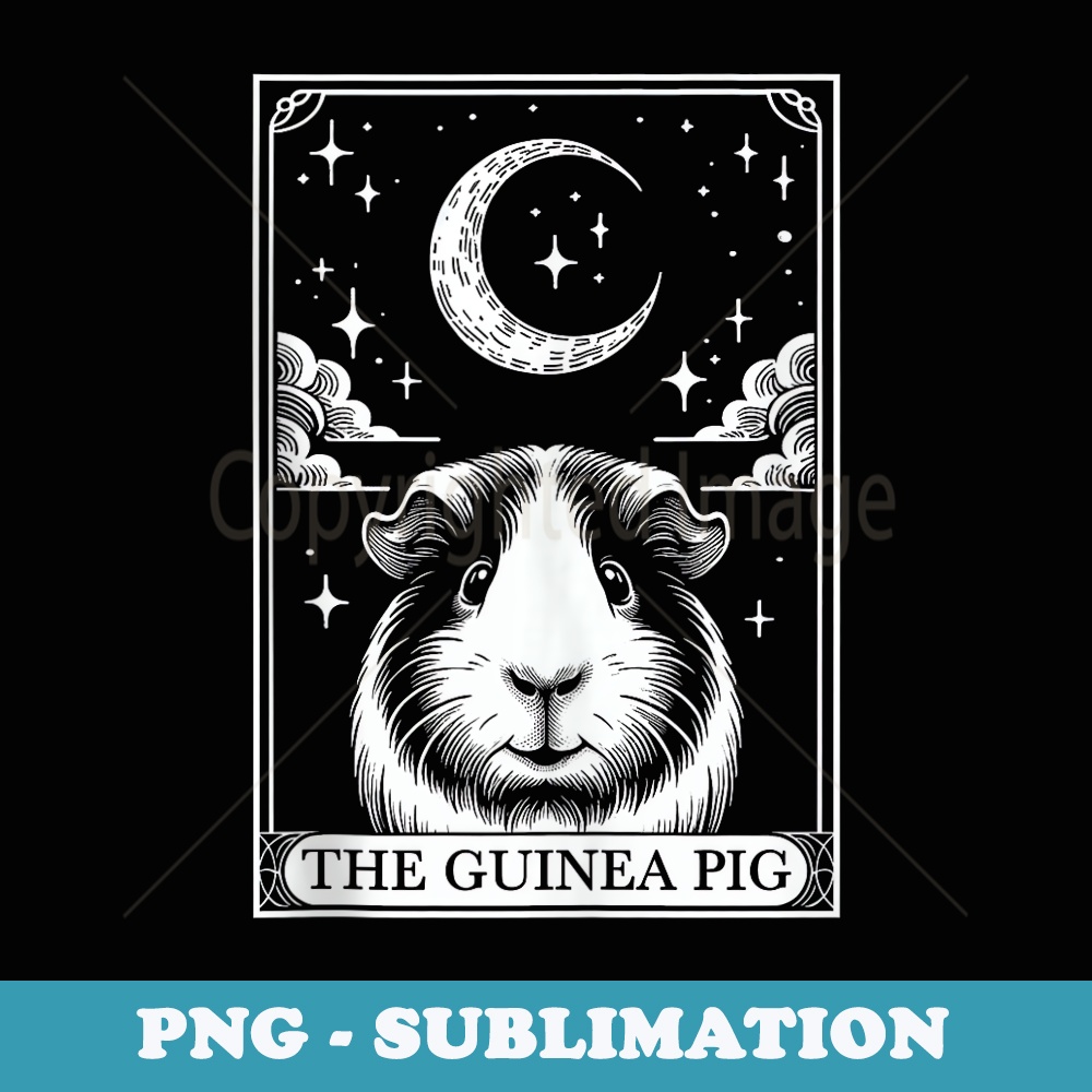 Tarot Card Vintage Crescent Moon Guinea Pig Mom Pet Lovers - | Inspire ...