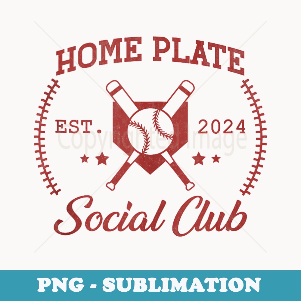 2024 Home Plate Social Club Softball Season Baseball Mom - S | Inspire ...