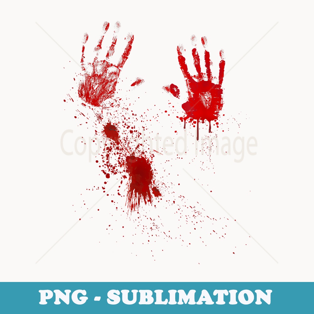 Realistic Bloody hands blood Smeared costume blood splashes | Inspire ...