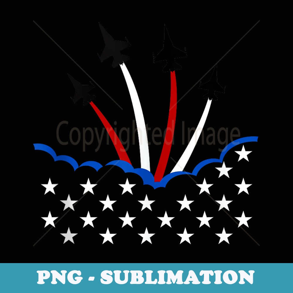 July 4th USA Independence Day Fighter Jet Cool Graphic - Tre | Inspire ...