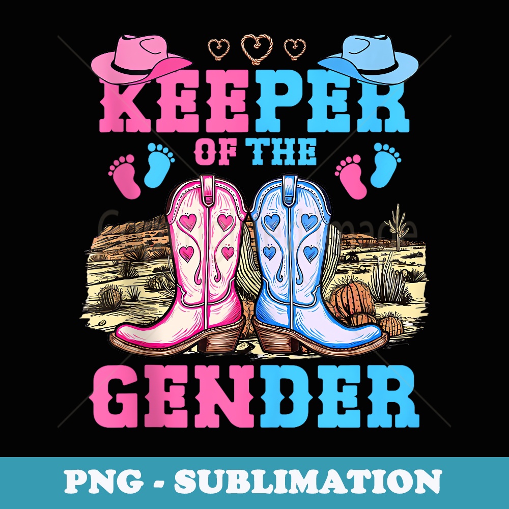 Cute Keeper of The Gender Reveal Baby Boots Western Theme - | Inspire ...