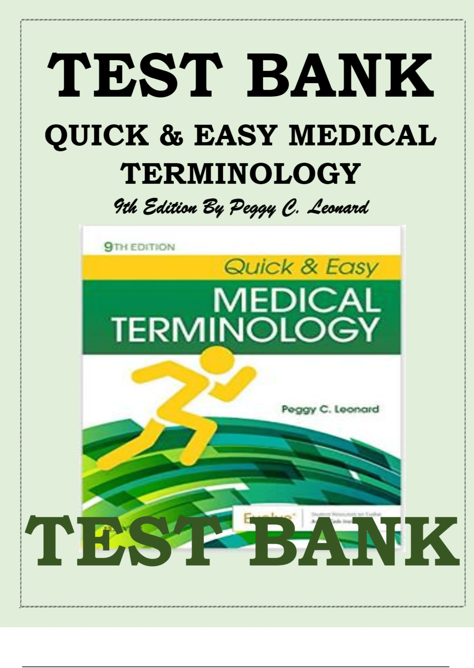Quick and Easy Medical Terminology 9th Edition BY PEGGY C. L | Inspire ...
